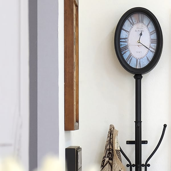 Retro Versatile Metal Wall Clock Creative Home Decor with Functional ...
