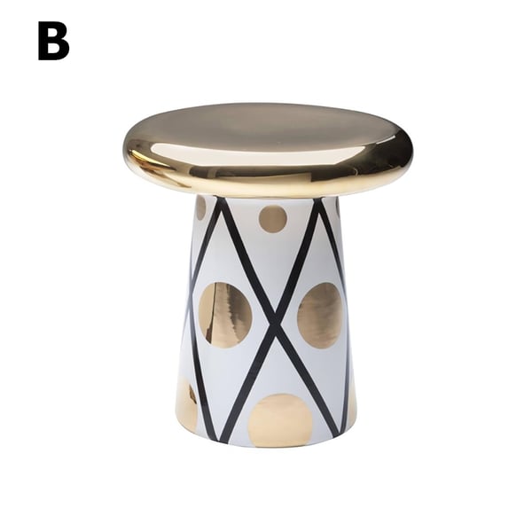Style D Geometric Figure Round Stool Ottoman Stool | Homary UK
