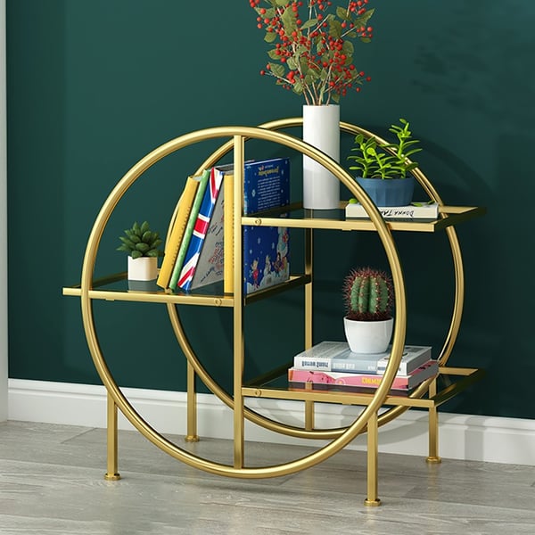 Nordic Round Freestanding Organizer Storage Rack | Homary