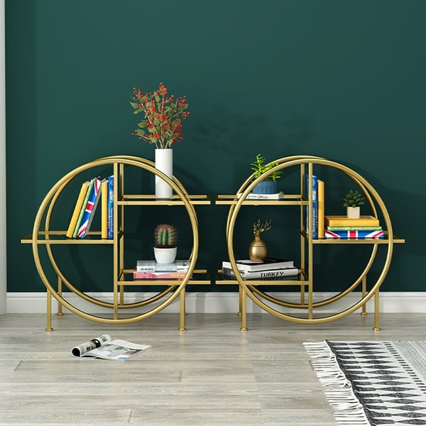 Nordic Round Freestanding Organizer Storage Rack | Homary