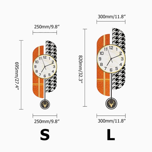 Geometric Design Arabic Digital Wall Clock Modern Home Decor with Round ...