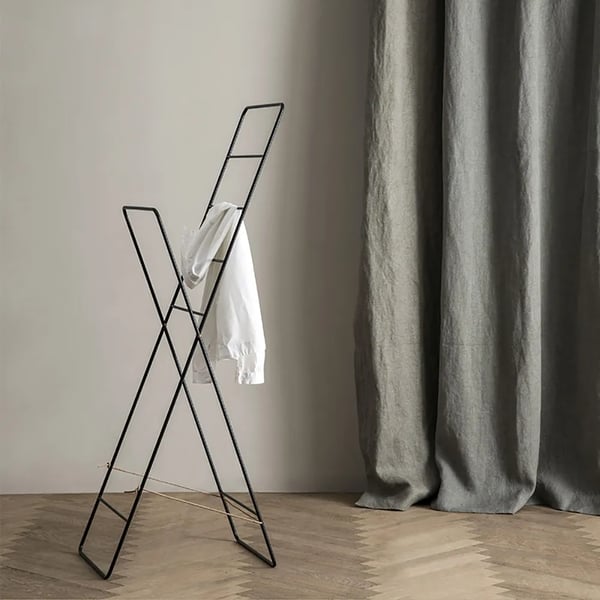 Modern Folding X-Shaped Foldable Coat Rack Multifunctional Ladder Rack ...