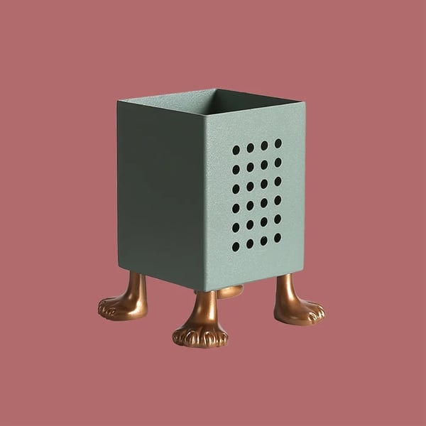 Modern Pencil Holder for Desk in Blue | Homary UK