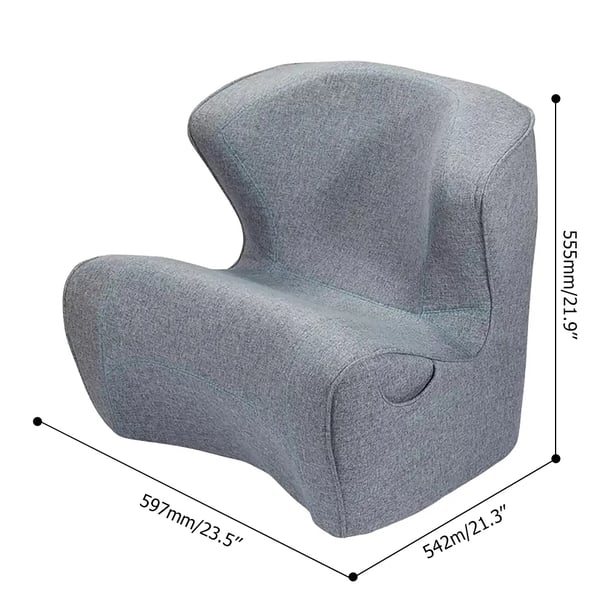 Modern Accent Chair Upholstered Accent Chair Polyester Sofa Chair-Homary