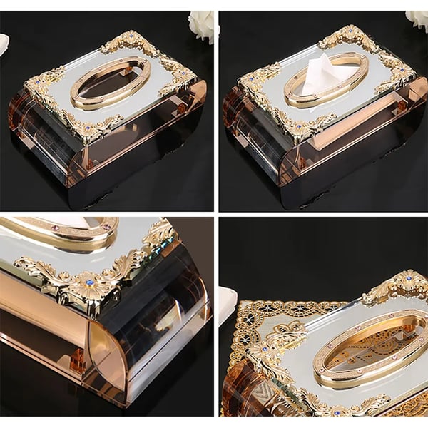European Vintage Tissue Box Desk Decor Tissue Cover | Homary UK