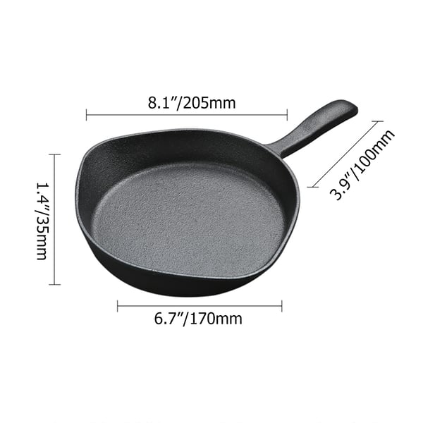 Nonstick Cast Iron Skillet Frying Pan | Homary UK