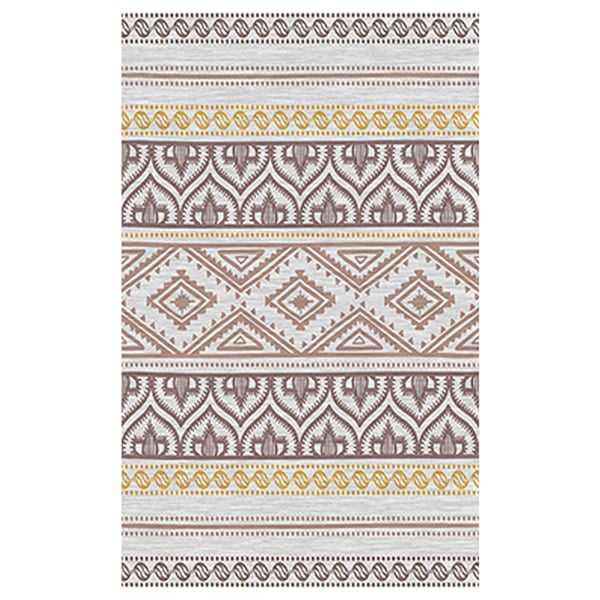 3000 mm × 4000 mm Nordic Bohemian Beige & Hasel & Gelb Rechteck Teppich ...