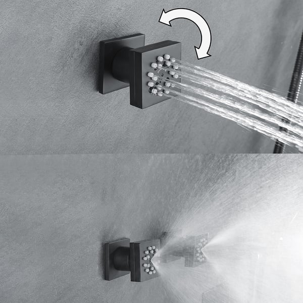 2-Function Twist Body Spray Wall Mounted Body Jet Bathroom Accessories ...