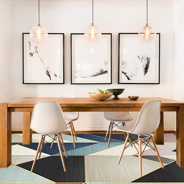 Free Shipping on 6' x 9' Modern Gradient Geometric Multi-colored ...