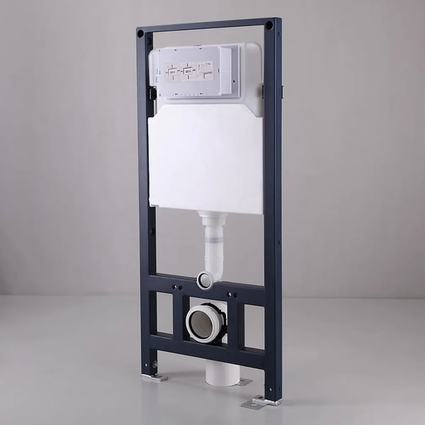 Modern Concealed In-Wall Tank and Carrier System Wall Mount 1.1/1.6 GPF ...