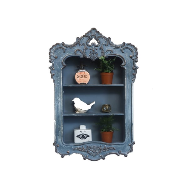 Medieval Wall-Mounted Shelving in Wood | Homary UK