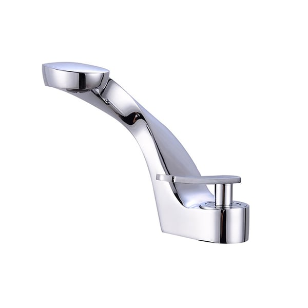 Modern Creative Single Lever Handle Mono Polished Chrome Bathroom Basin ...