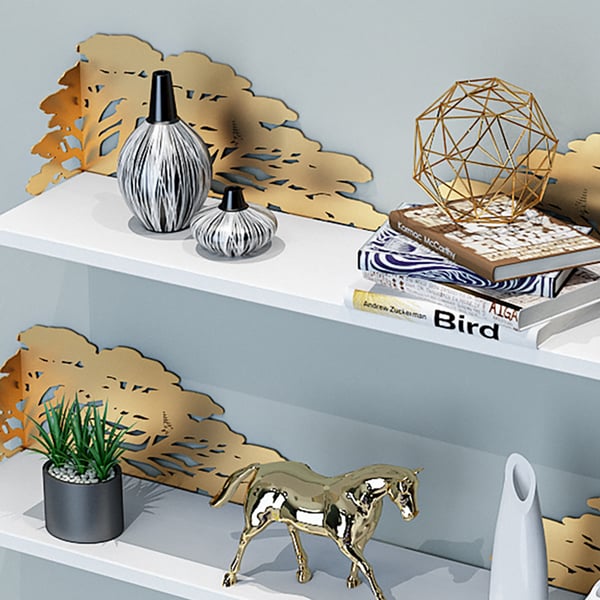 2-Tier Floating Shelves Decor Art Storage Shelf | Homary