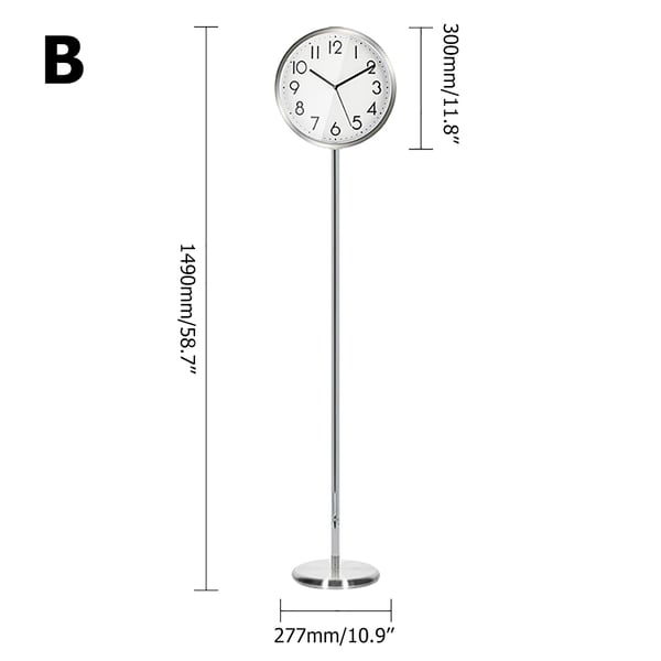 Fashion Modern Vertical Arabic Digital Wall Clock Creative Household ...