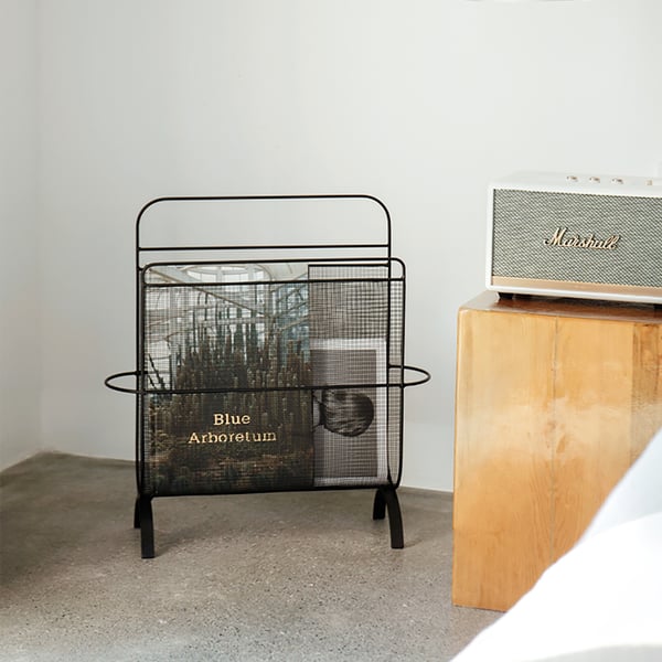 500mm Modern Rectangular Standing Magazine Holder Artical Bookcase ...