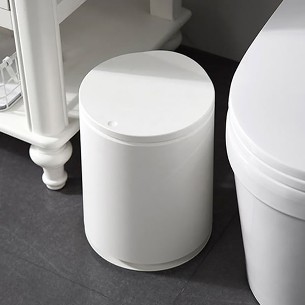 White Kitchen Garbage Sorting Trash Can 3 Gallon | Homary