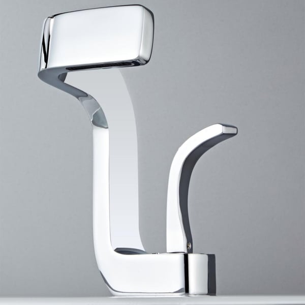 Waterfall Spout Single Handle Bathroom Basin Tap 1 Hole Solid Brass in ...