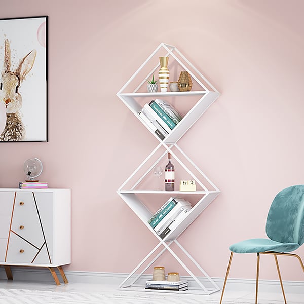 Modern Etagere Bookshelf Freestanding Shelving 70" | Homary