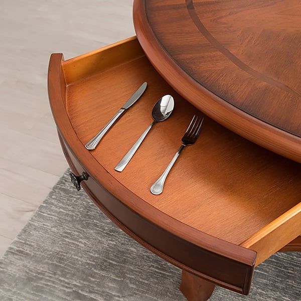 Farmhouse Foldable Dining Table in Natural Console Table | Homary UK