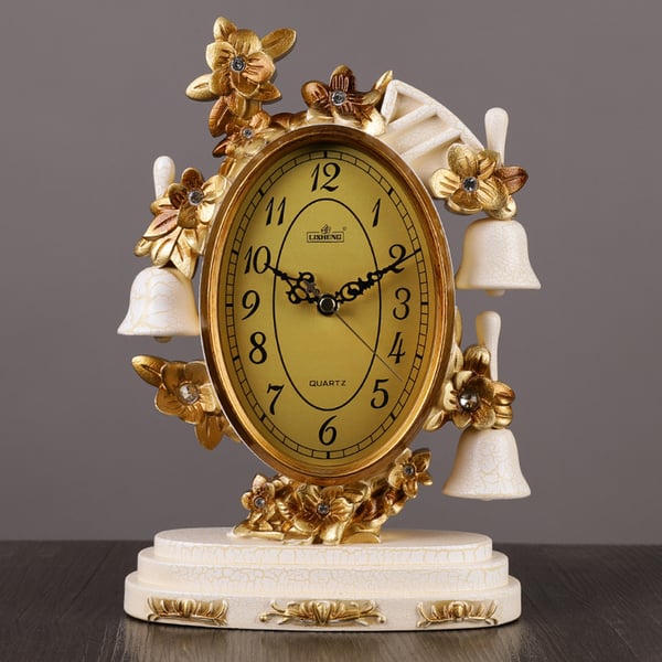 European Retro Style Arabic Digital Clock with Exquisite Carving Design ...