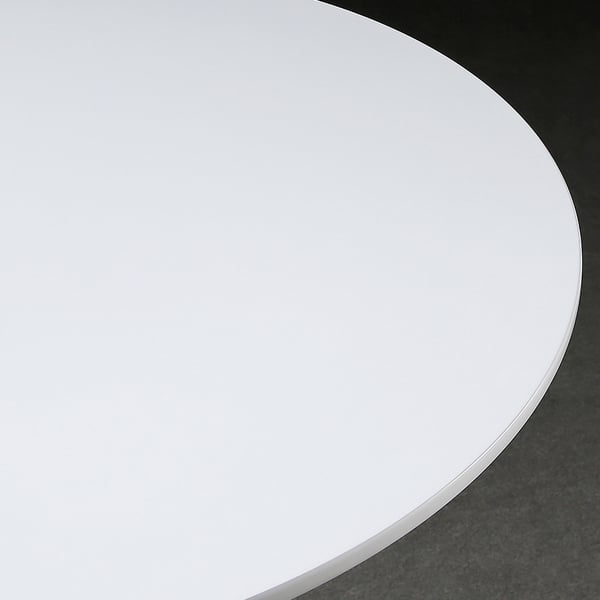 White Round Bar Table Pub Table Metal | Homary