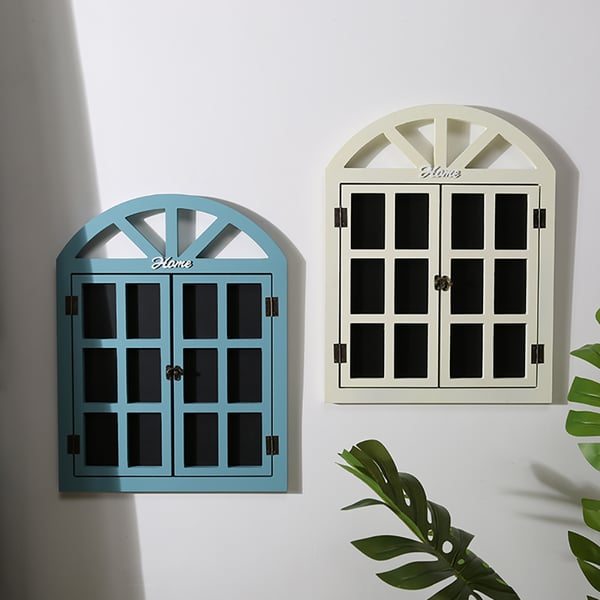 Farmhouse Modern Nordic Style Wooden Window Wall Decor-Homary
