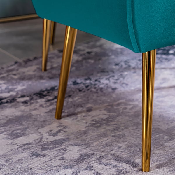 Green Ottoman Upholstered Velvet Rectangular Ottoman Footrest Stool ...