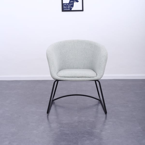Off White Modern Upholstered Dining Chair Set of 2 | Homary UK