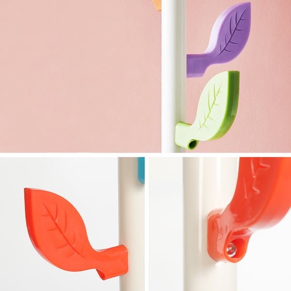67.7" Kids Coat Rack Leaf Shaped | Homary