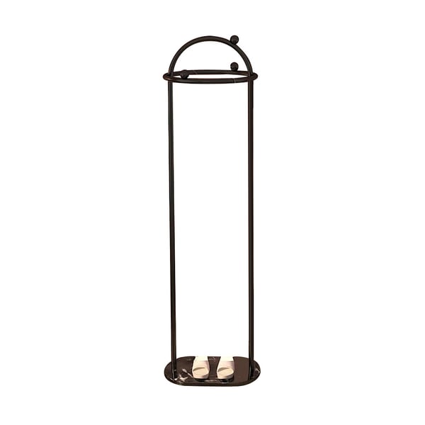 Black Marble Clothing Rack with Hanging Rail | Homary