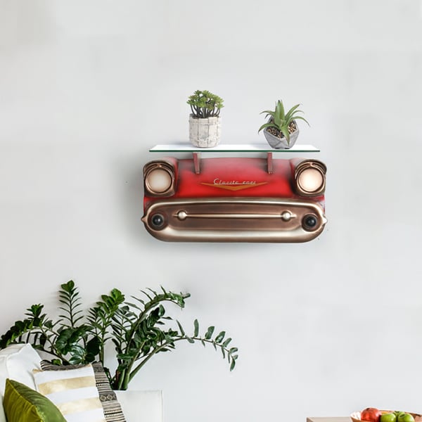 Retro Vintage Car Wall-Mounted Shelving | Homary UK