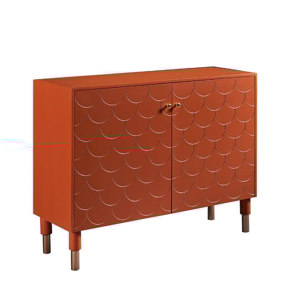 Orange Buffet Creative & Artistic Gold Drawing Sideboard 2 Doors 6 ...