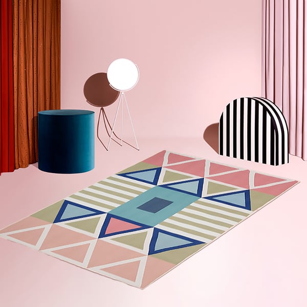 3000mm x 4000mm Multi-purpose Creative Rectangular Geometric Area Rug ...