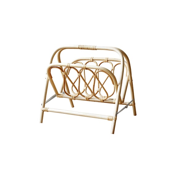 Farmhouse Decorative Magazine Rack in Natural | Homary UK