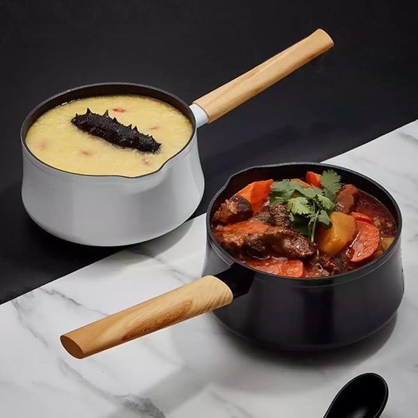 8 Pieces Nonstick Aluminum Cookware Set Antibacterial Cookware with ...