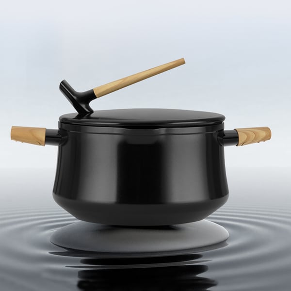 8 Pieces Nonstick Aluminum Cookware Set Antibacterial Cookware with ...