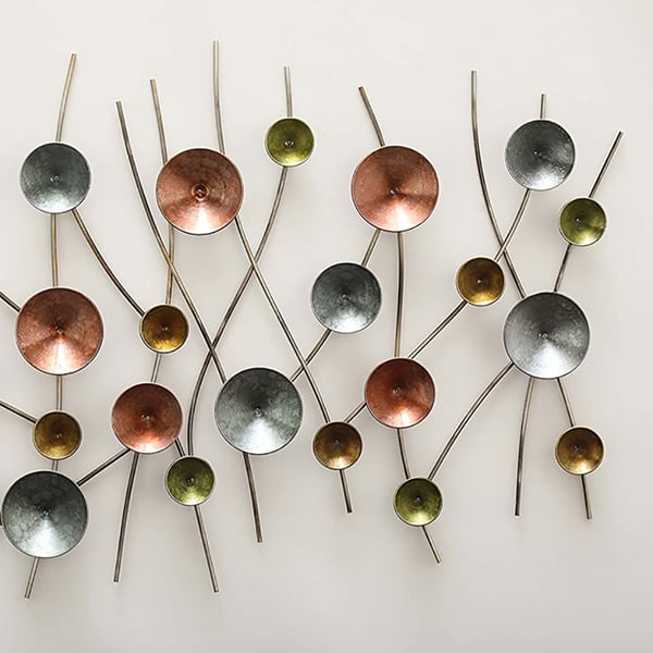 Minimalist Style Distressed Wall Decor Metal Creative Wall Art | Homary UK