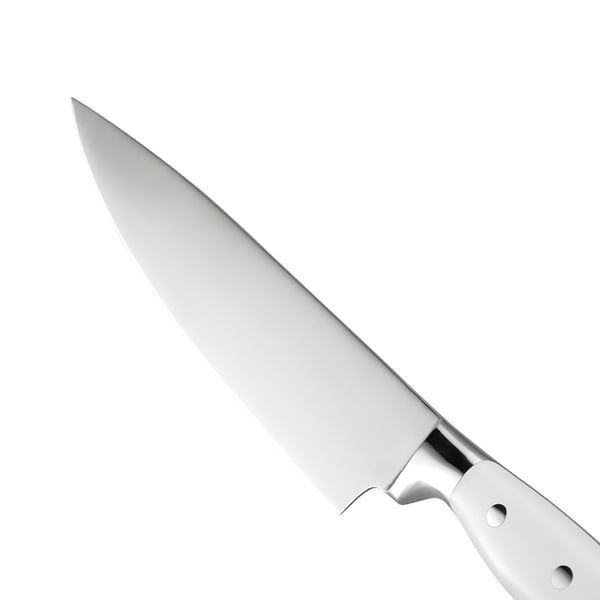 Lot de 15 couteaux forgés en acier inoxydable avec bloc en bois-Homary