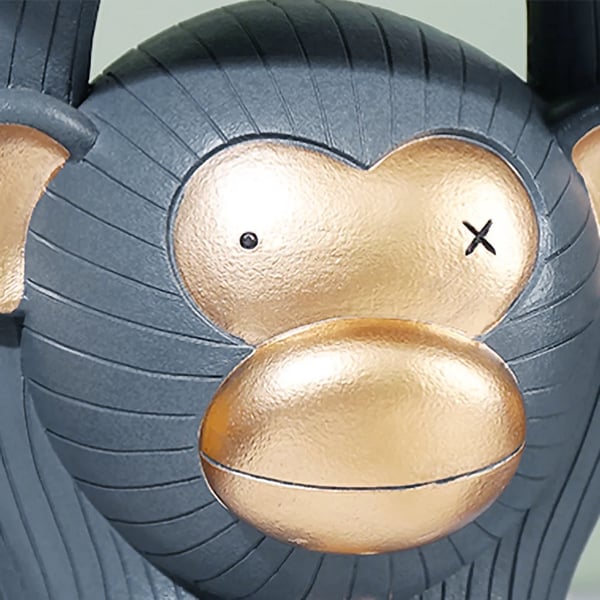 Modern End Table with Wooden Top Decor Side Table Monkey Shape | Homary