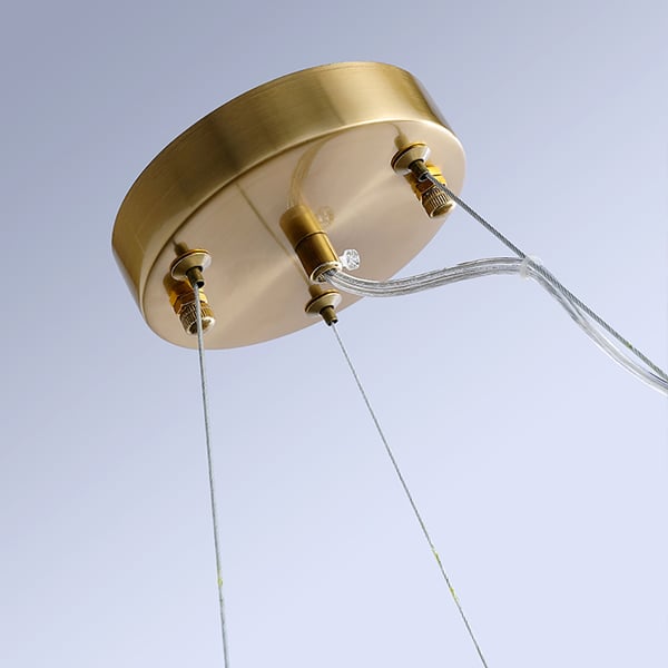 Contemporary Tiered Creative Crystal 6-Light Chandelier with Adjustable ...