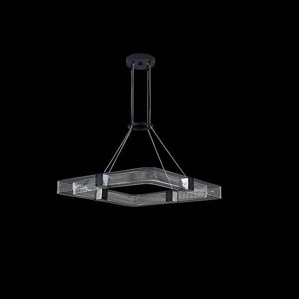 Postmodern Geometric Acrylic LED Pendant Light with Adjustable Cables ...