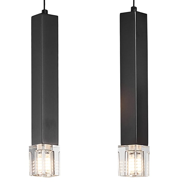 Modern 20-Light Sputnik Chandelier with Adjustable Chain in Matte Black ...