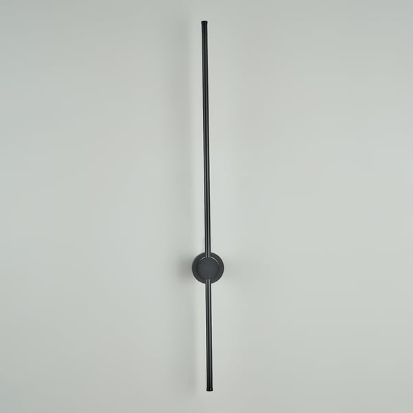 Black Long Strip Wall Light Linear LED Wall Sconce-Homary
