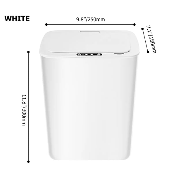 Blue Intelligent Touchless Sensor Rubbish Bin with Odor-Absorbing ...