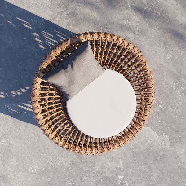 Free Shipping on Austen Rattan Outdoor Barrel Chair Nest Shape ...