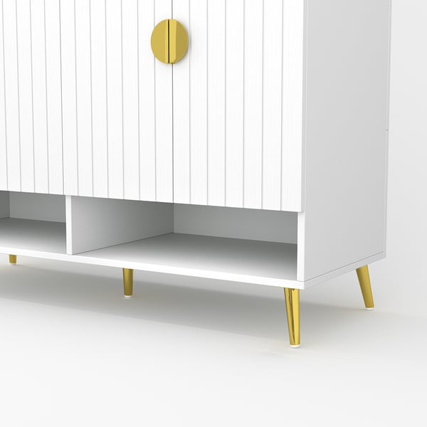 Free Shipping on Yellar Nordic White Shoe Cabinet 10 Shelves Entryway ...