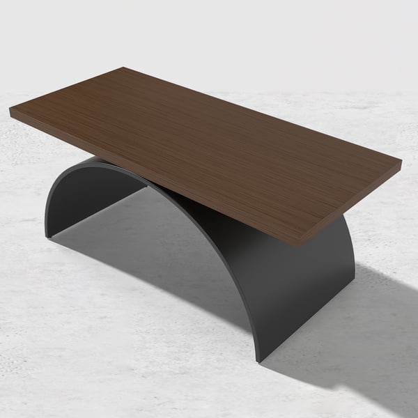 Free Shipping on 63" Industrial Rectangular Writing Desk Solid Wood ...