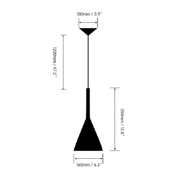 Modern Resin Single Ceiling Light Bowl Shape Pendant Light in Black ...