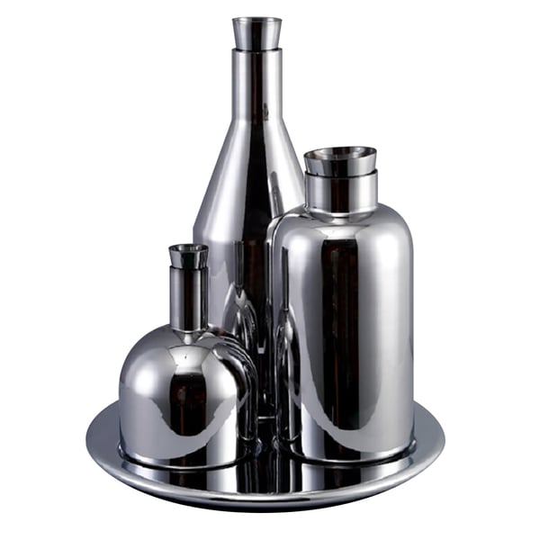 Modern 3-Light Glass Table Lamp Chrome Finsh with On / Off Switch ...