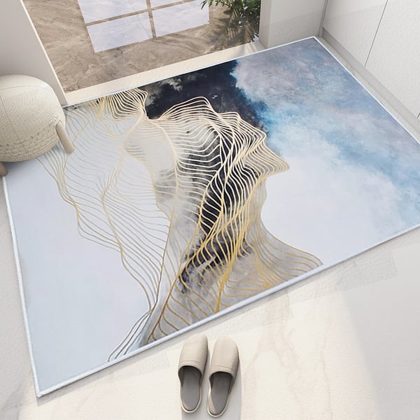 Tapis d'intérieur abstrait moderne 800 mm x 1200 mm, tapis de salon et ...